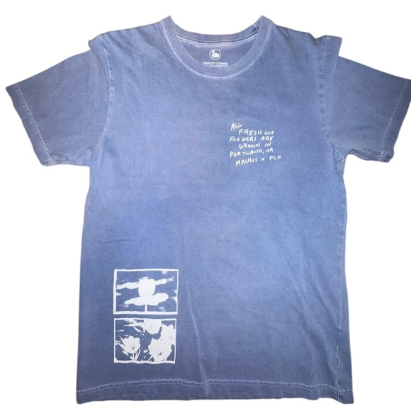 Machus | Shirts | Machus X Fresh Cut Flowers Collab Tee In Medium ...